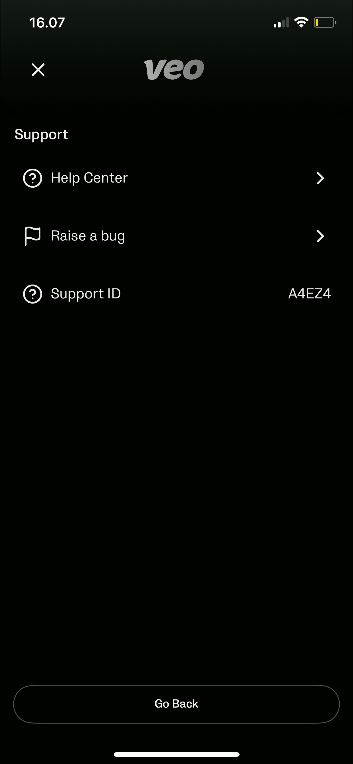 How to find your Support ID – Veo Help Center
